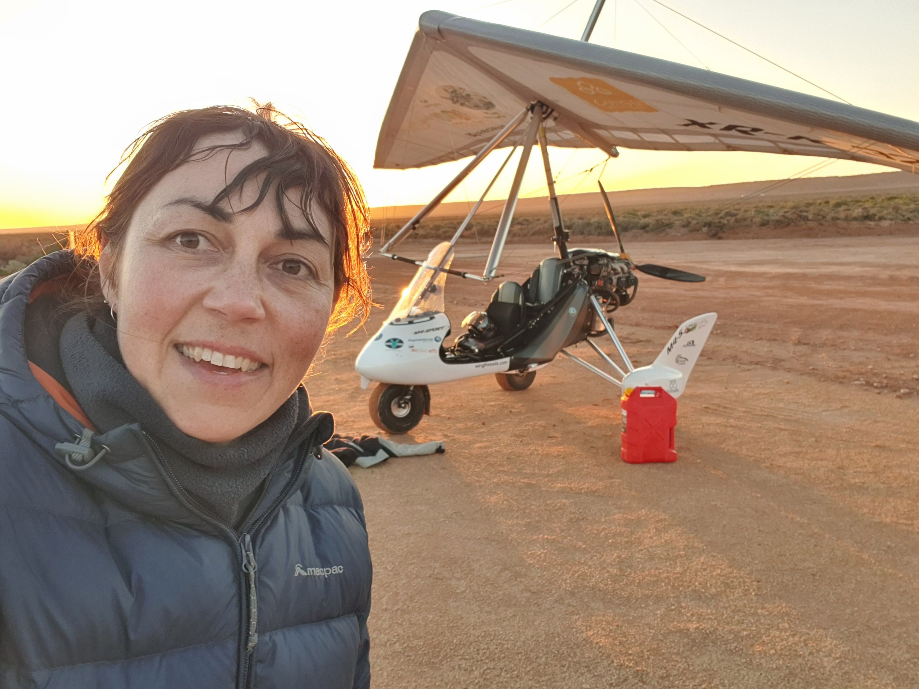 Milly is flying around Oz in a microlight. Why is her journey a shore ...